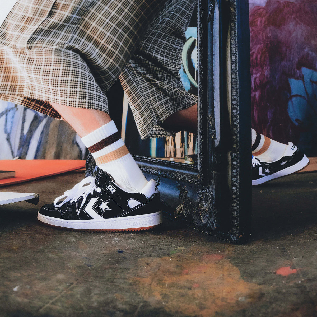 ONE STAR（CONS） AS-1 PRO OX SUEDE（スエード）BLACK LOW CUT A04144C – raretem.shop